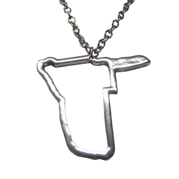 Kiola Designs | Jewelry | Namibia Map Outline Pendant Necklace | Poshmark